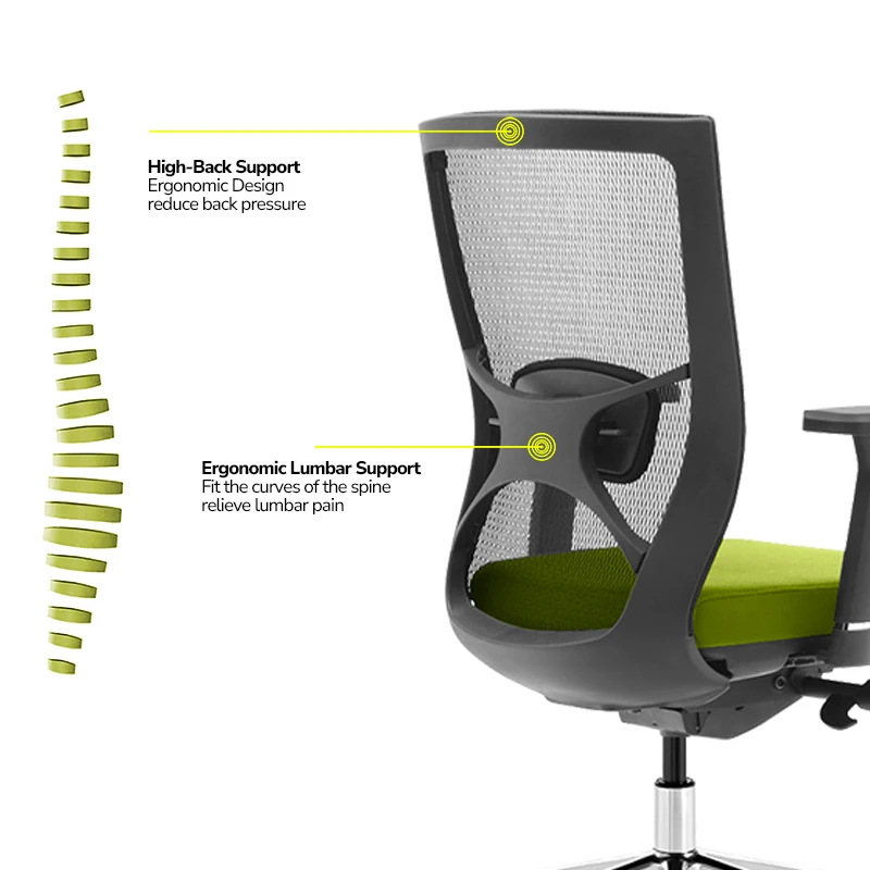 Ergonomic Mesh Teller Chair - Adjustable & Durable Office Furniture