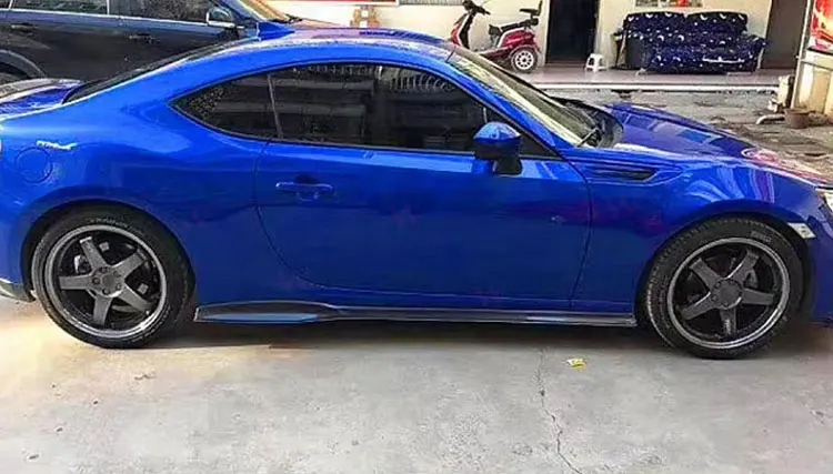 JDM Style Carbon Fiber Side Skirts for Toyota GT86 Subaru BRZ 2013-2020 ...