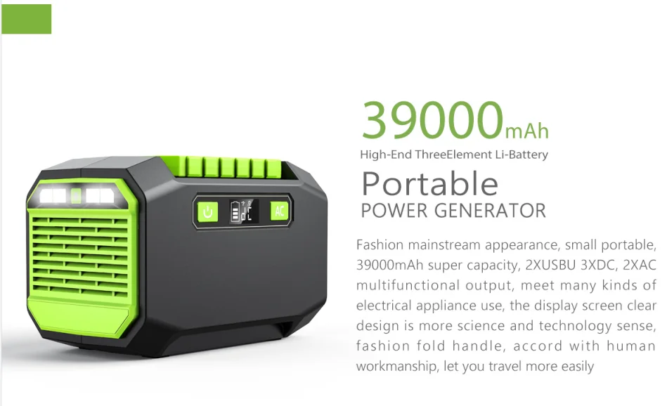 100w 150w Portable Solar Generator Kit With 145wh Lithium Battery ...