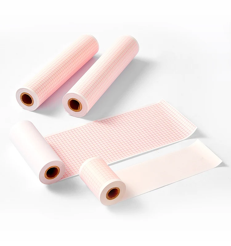 Customized ECG Paper Ecg Paper Rolls 210mm 80mm Ecg Thermal Paper Roll ...