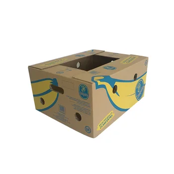 Customized Banana Kraft Paper Carton Cardboard Fruit Box With Your ...