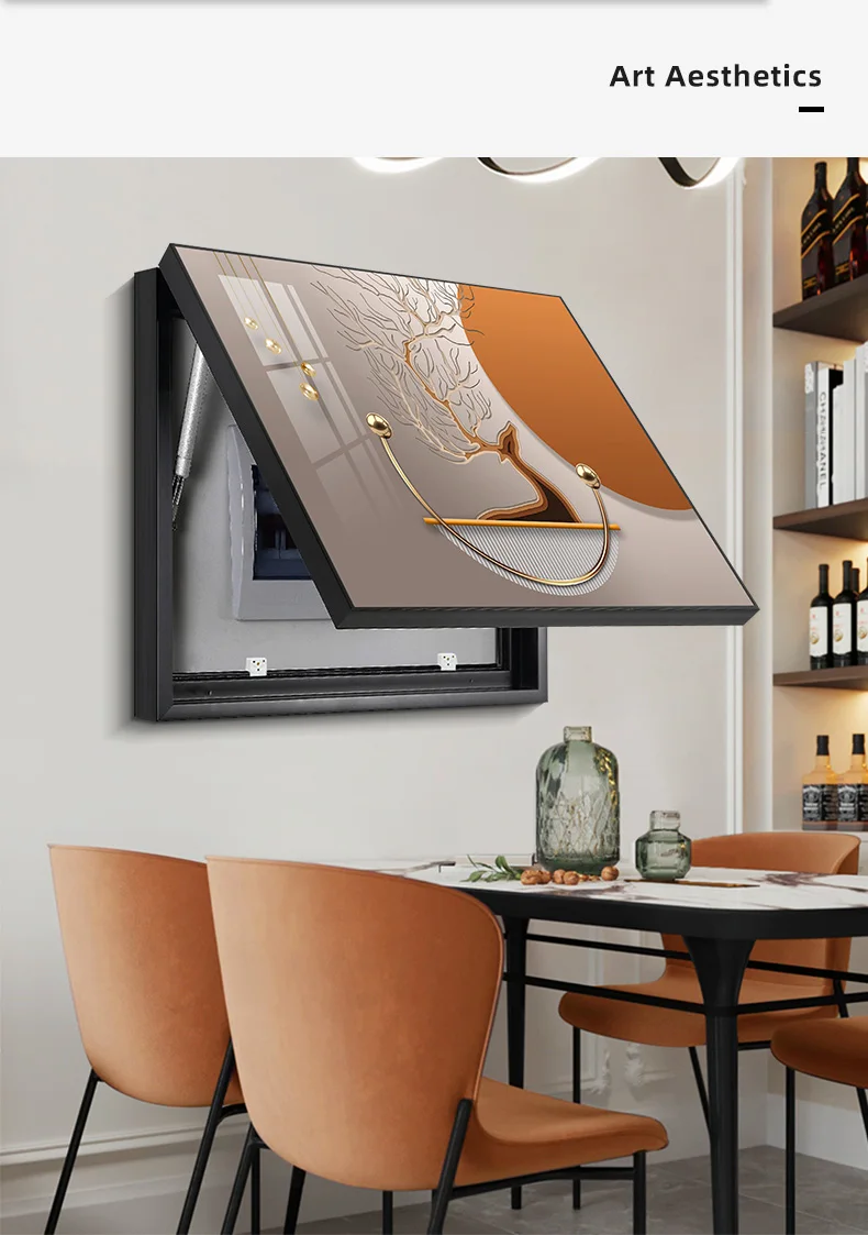 Electric Meter Box in Restaurant Empty Opening Box Multimedia ...