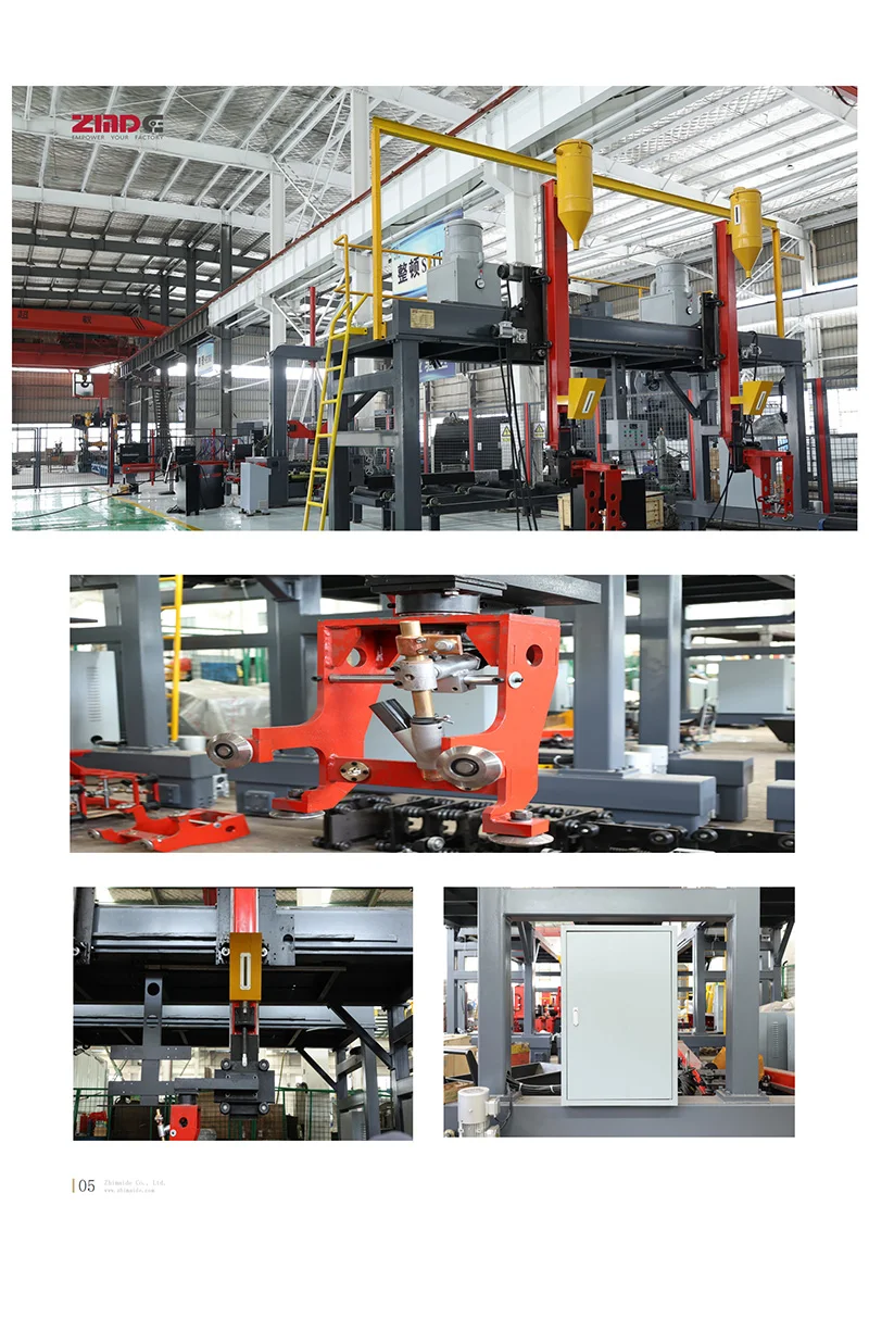 ZMDE H Beam Gantry Auto Submerged Arc Welding Line Machine