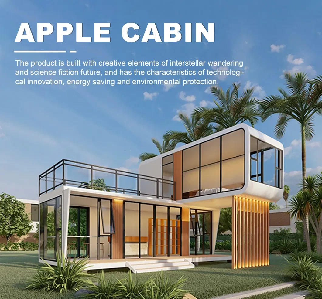 Luxury Modular Prefabricated Container Home Portable Mobile Apple Cabin ...