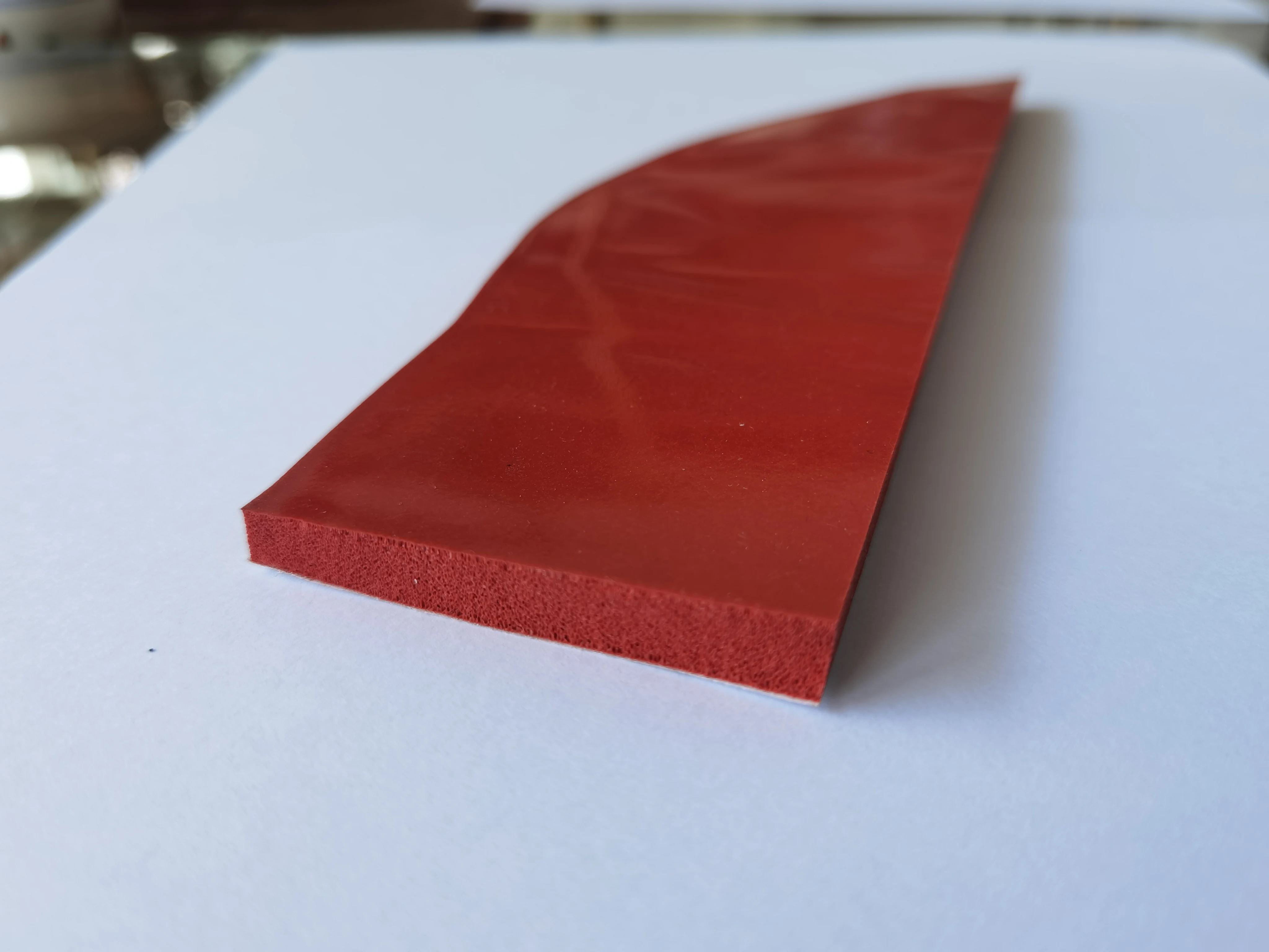 Commercial Standard Closed Cell Silicone Foming Rubber Red Silicone ...