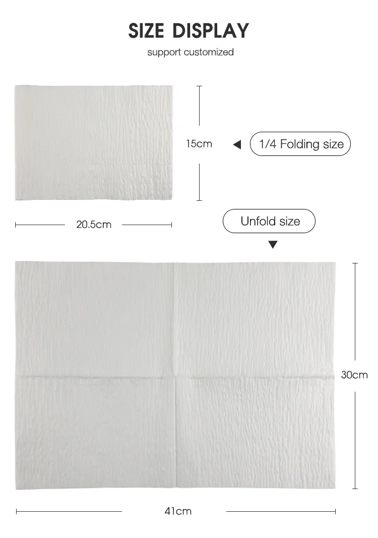 Surgical Kit Surgical Clothes With Medical Paper Towels 30*40cm 55gsm ...