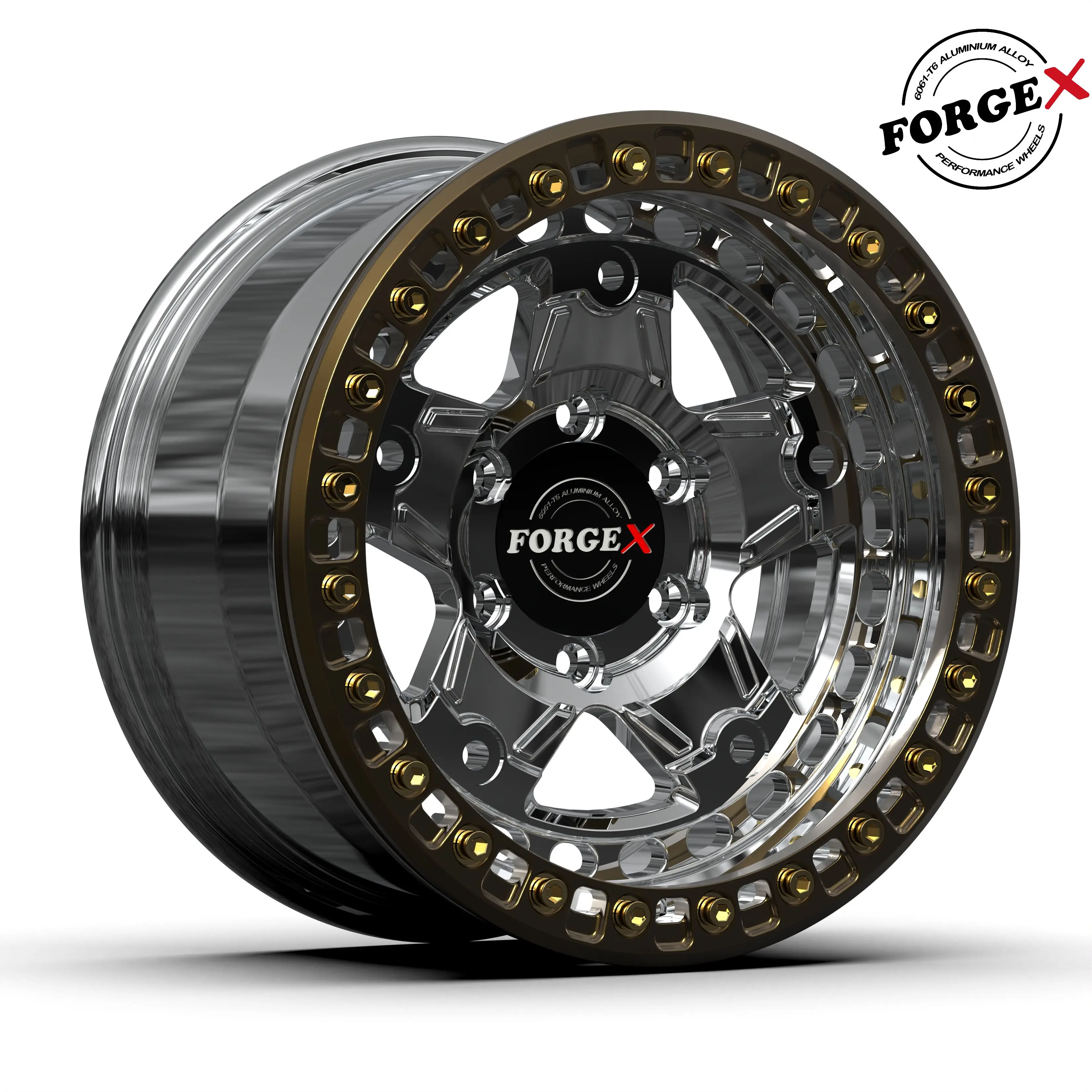 Customizable Forged Beadlock Off-Road Wheels for Jeep Wrangler - 5x130 ...