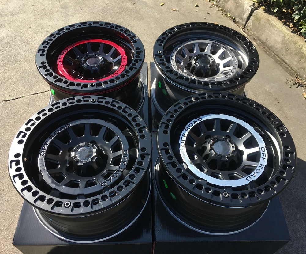 17 Inch 17x8.5 5x127 6x139.7 Negative Et Deep Dish 4x4 Suv Offroad ...