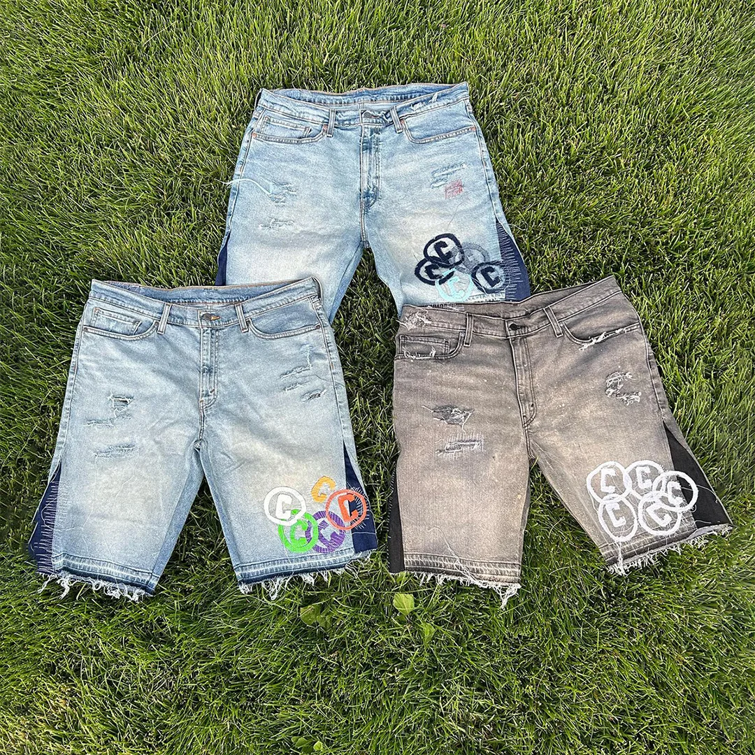 Wholesale Manufacturer Summer Custom Shorts Windproof Jeans Shorts ...