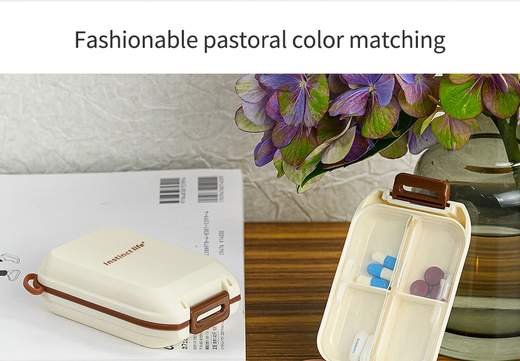 Wholesale Mini 7-Day Portable Plastic Tablet Organizer Easy-to-Carry PP ...