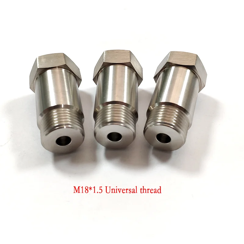 M18*1.5 O2 Sensor Extender Adapter Steel Plating Nickel Oxygen Sensor ...