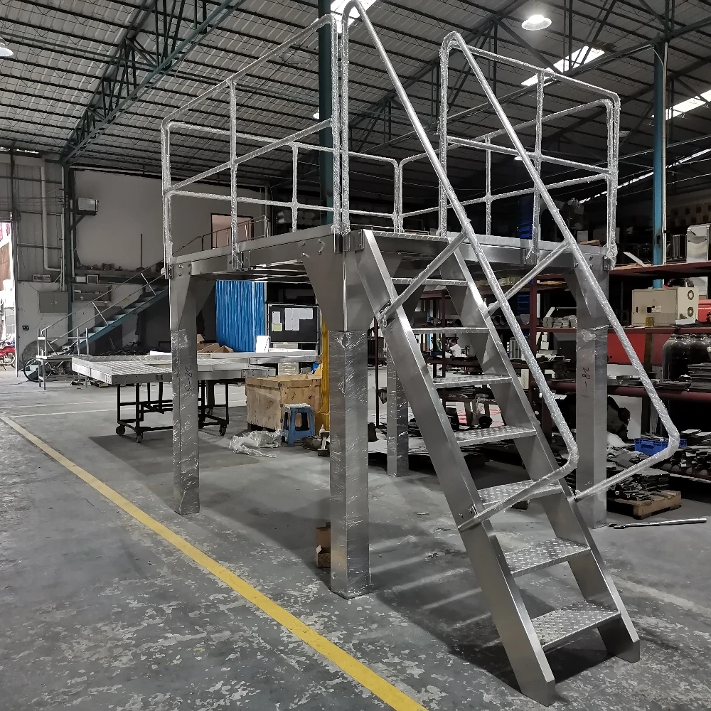 304 Stainless Steel Industrial Safety Working Platform For Food ...