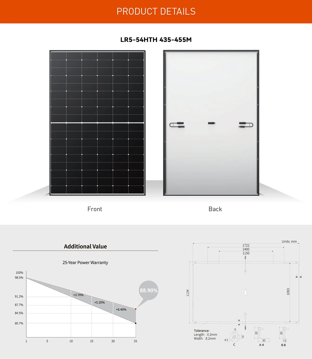 Longi Solar Panels - High Efficiency 450W Power Solutions