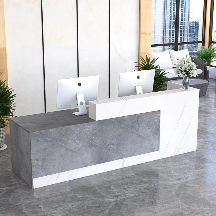 Modern Office Hospital Reception Counter Design
