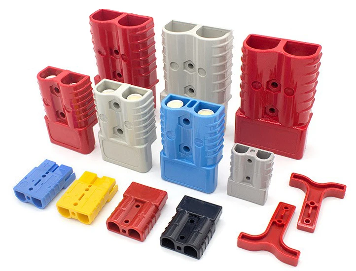 175 Amp RV Battery Connector Yellow Blue Color 2 Pin Charger Connector ...