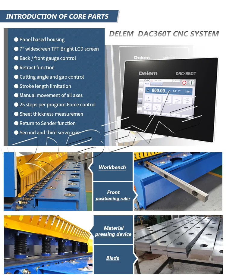 Ms Cutter 8mm/2500mm Metal Sheet Cutting Machine Hydraulic Guillotine ...