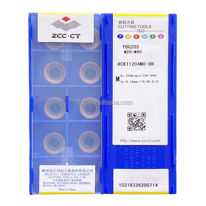 Zcc Rckt Ybg205 Rckt1204mo-dr Carbide Inserts Cnc Turning Tool Lathe ...
