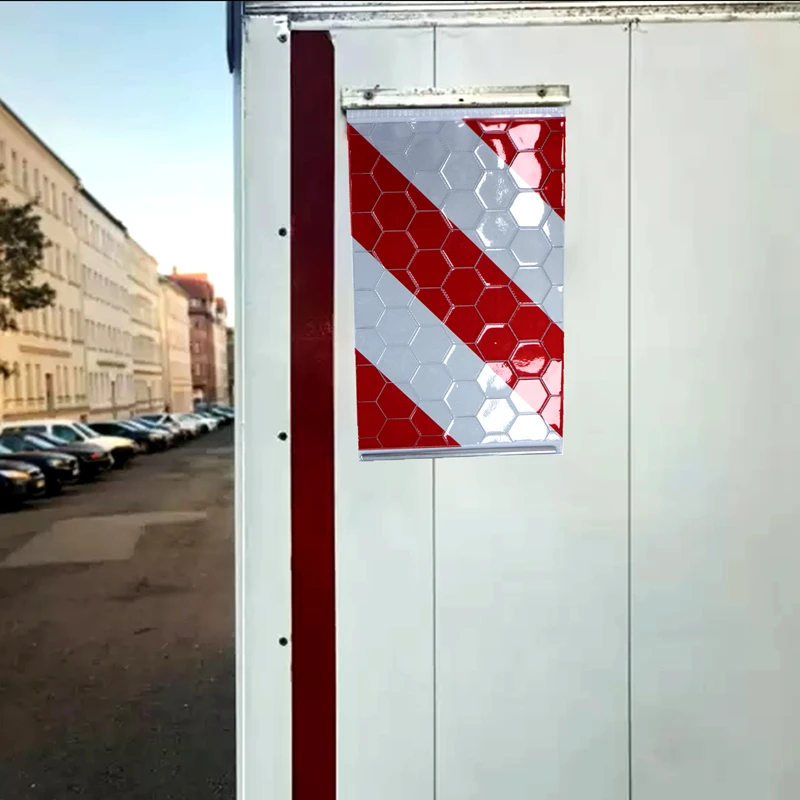 New Design Tail Lift Flag Reflective Vehicle Platform Flags Warning ...