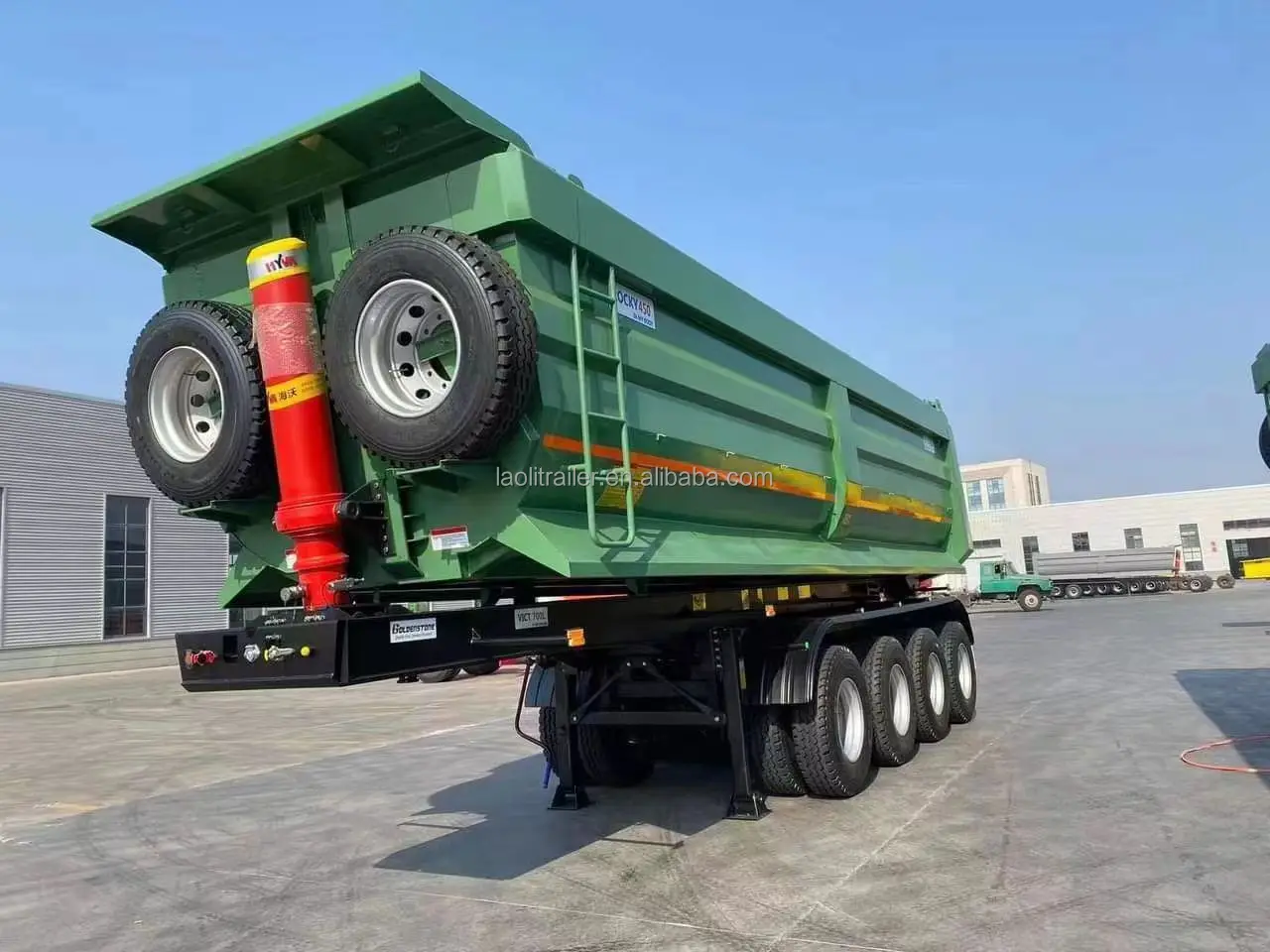 Tipper Semi Truck Trailer 60T - High Quality Steel 13 Ton Axle