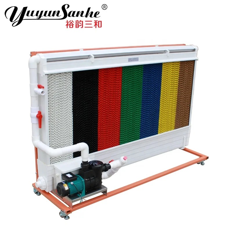 PVC Plastic Outer Gutter Frame Evaporative Cooling Pad System for ...