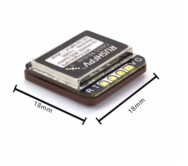 RUSHFPV GNSS MINI M10 UBX NMEA Dual Protocol GPS Module Built-in ...