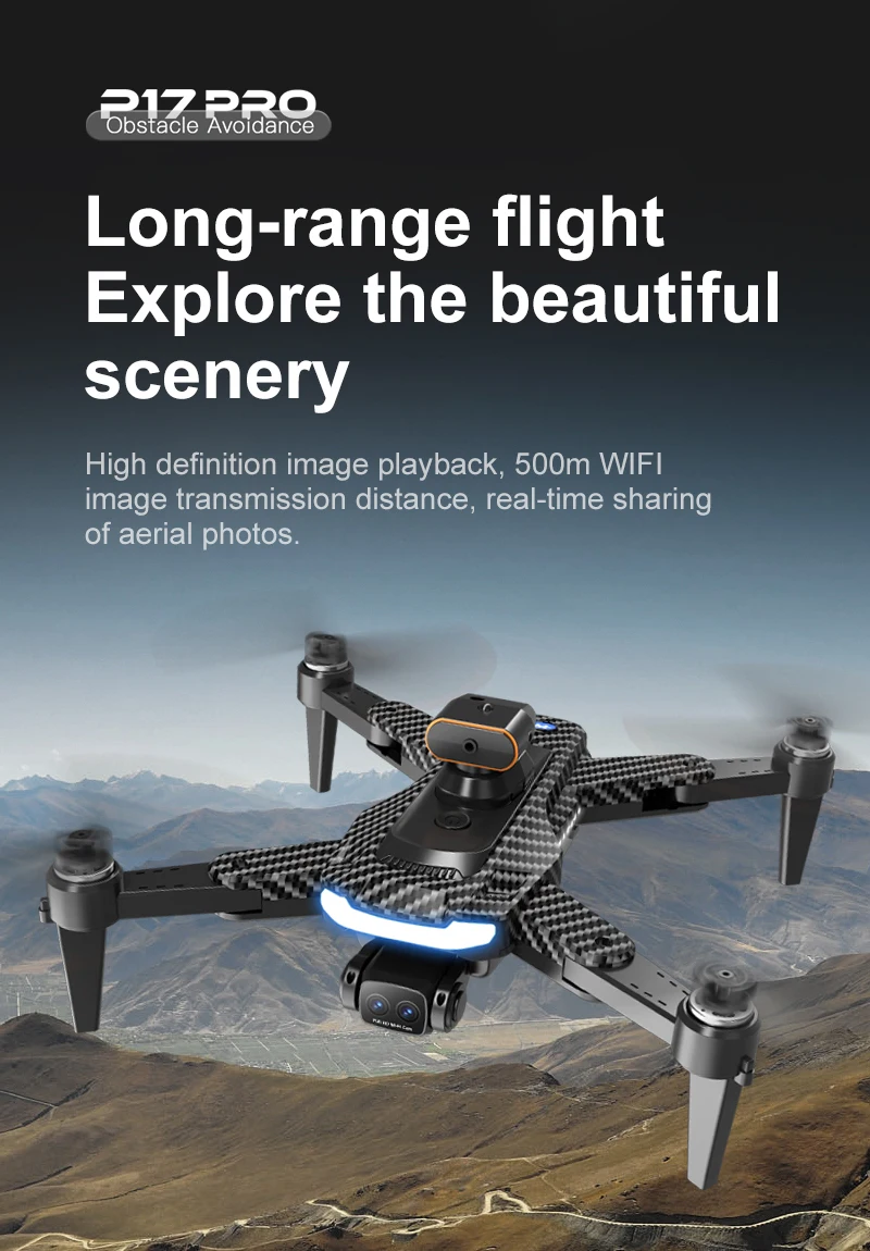 Dual Camera Drone GPS Foldable RC Drone 5G Wifi FPV Quadcopter