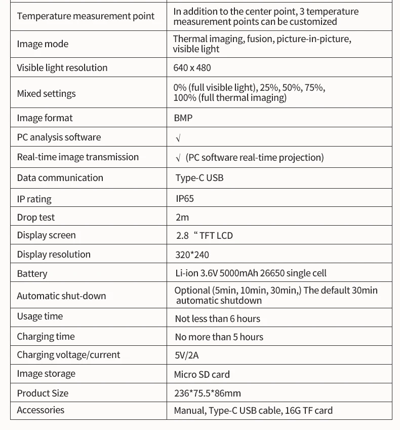 UNI-T Uti260b Thermal Imager - 256x192 Pixels & Focus Free