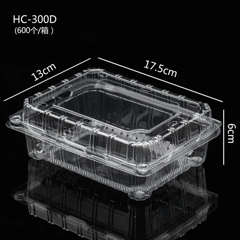 Disposable Plastic Clamshell Fruit Container Pet Blister Take Out ...