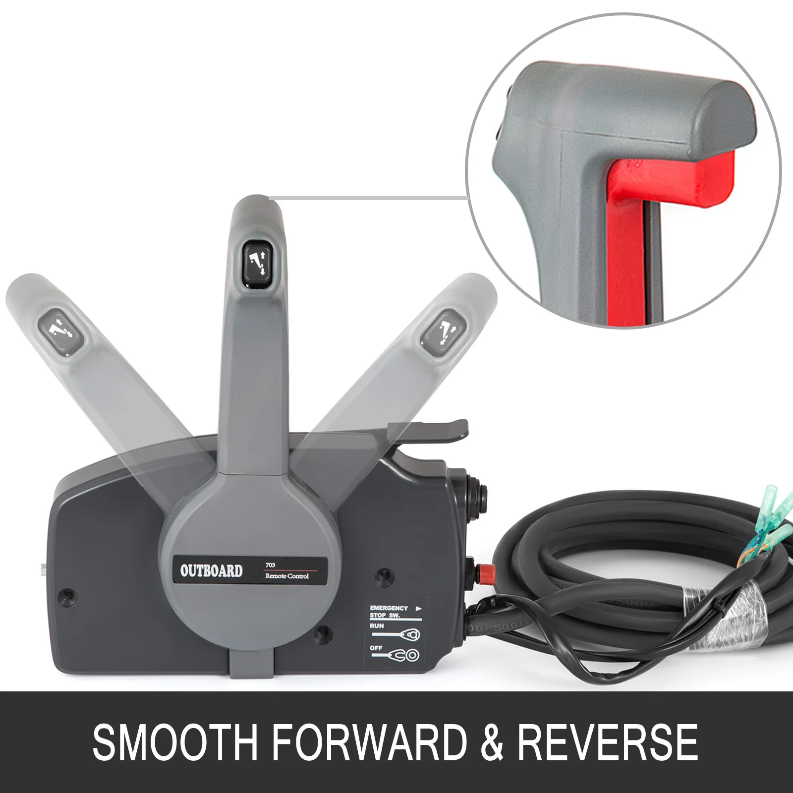 Outboard Remote Control Box for Yamaha Motors - 16 FT 10Pin Harness ...