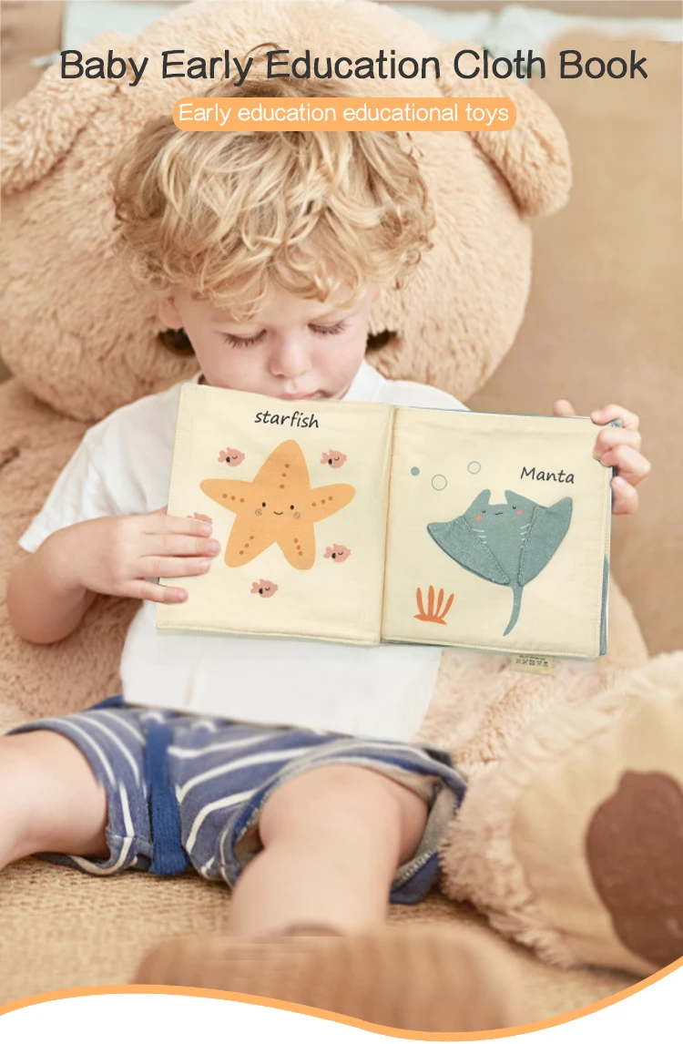 Customized Cute Baby Soft Cloth Books - Educational Fun