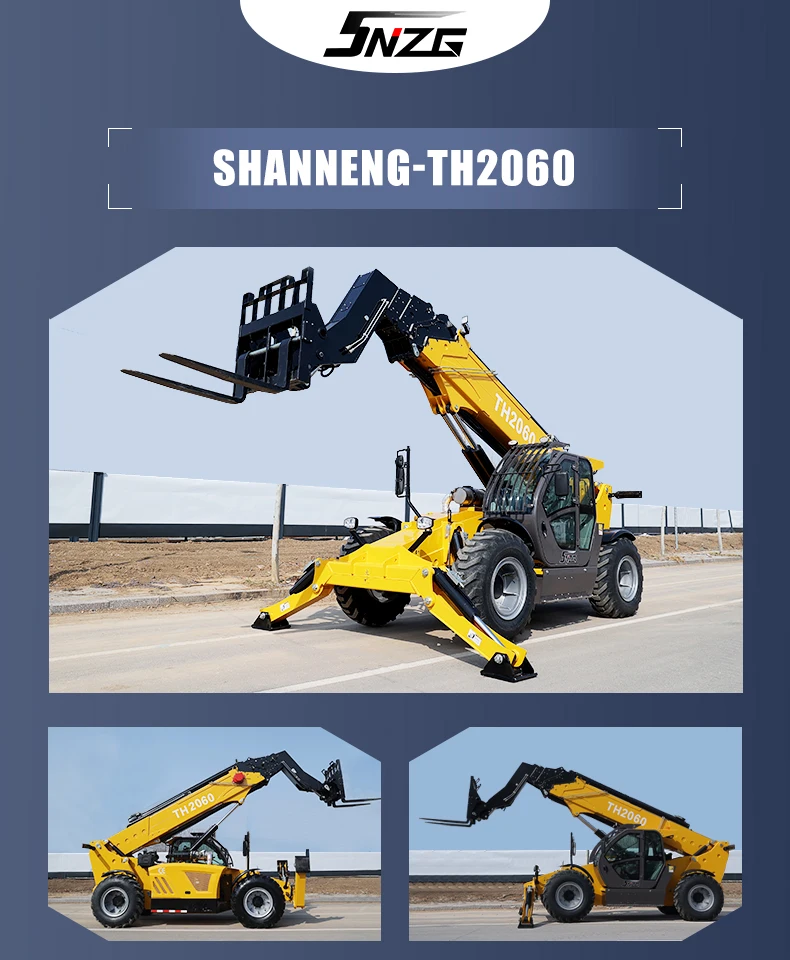 Telehandler Fork Lift Telescopic Handler Boom Forklift Crane Price 4wd ...