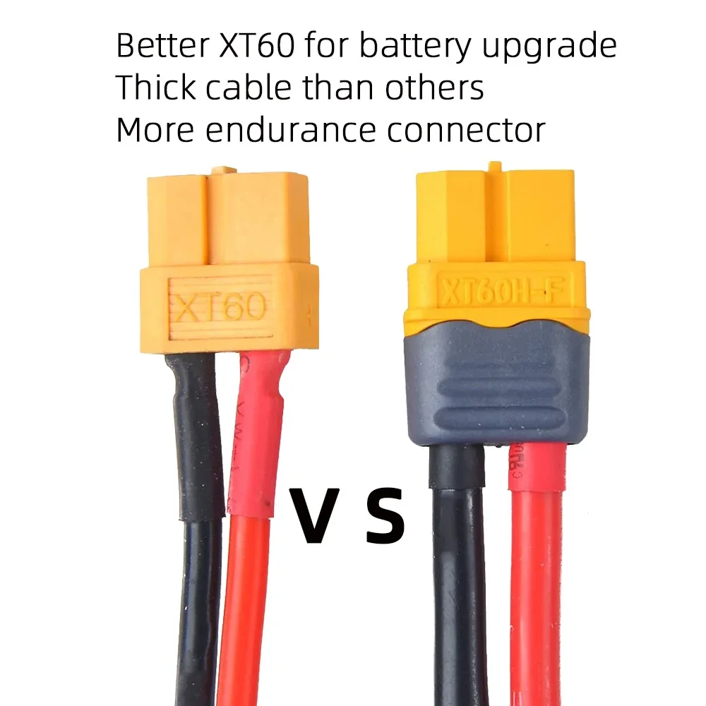 Xt60 Adapter Cable Xt60 Female To Dc 5.5mm X 2.1mm Male Power Cable ...