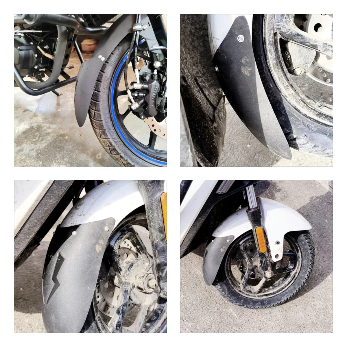 Universal Motorcycle Lengthen Front Fender Rear And Front Wheel ...