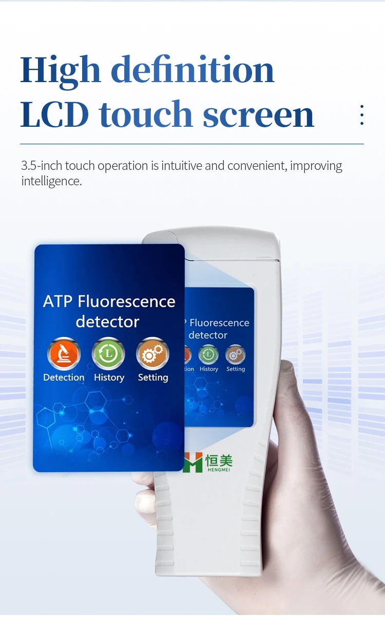 Handheld Rapid Bacteria Detection Instrument Atp Fluorescence Tester ...