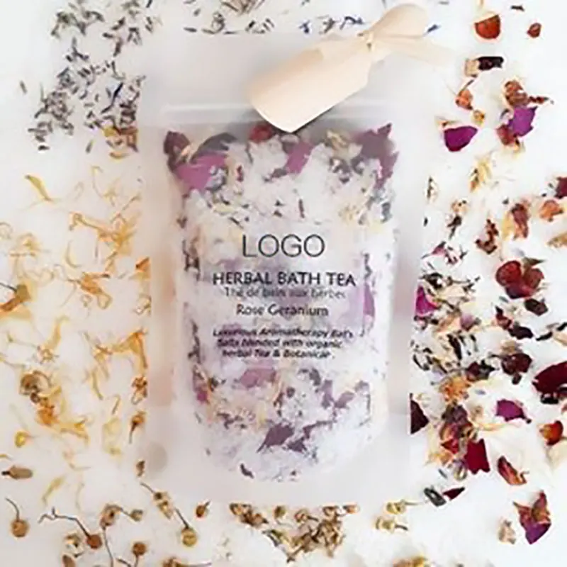 OED Private Label Luxury Packaging Bath Soaking Crystal Pink Salt ...