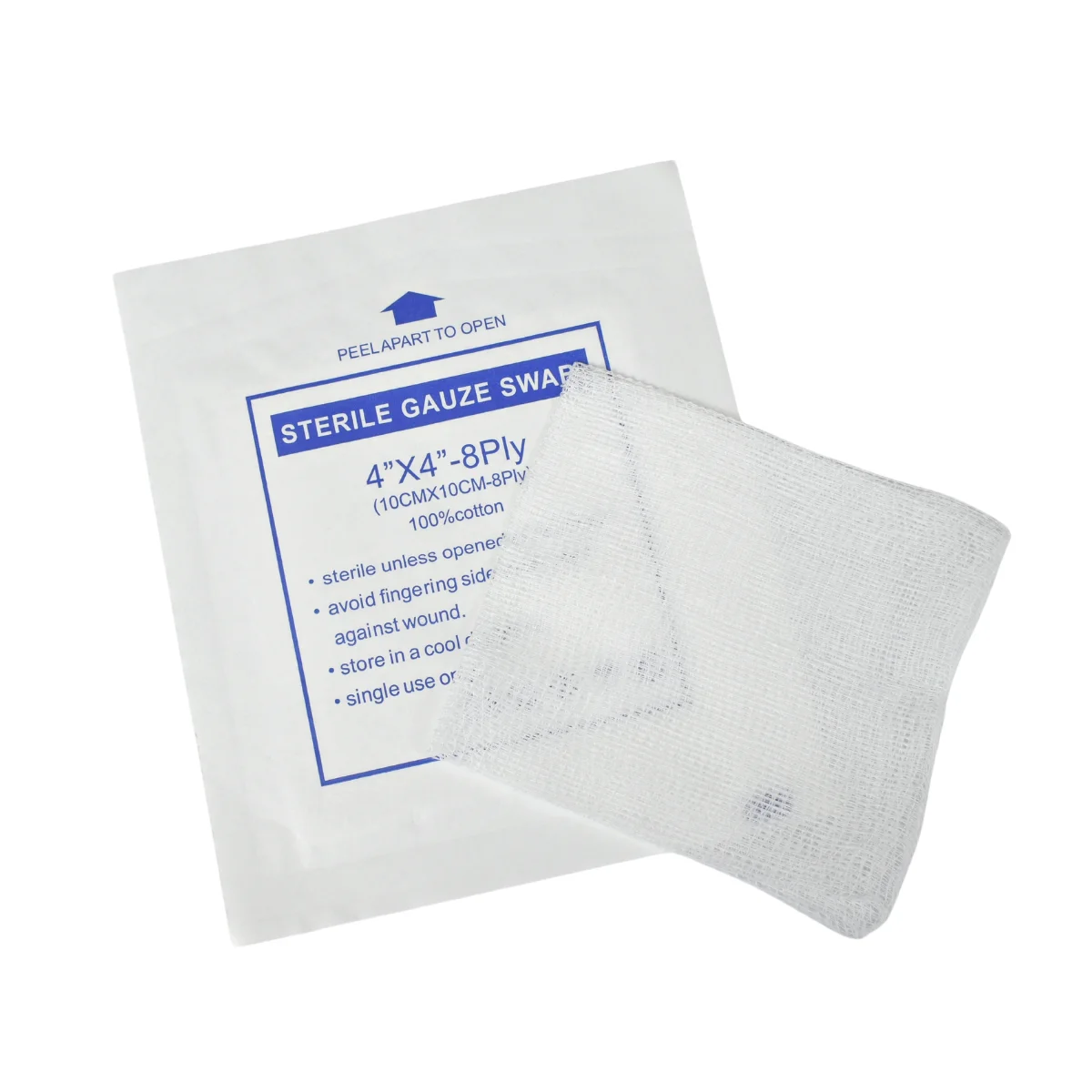Anthrive 8ply Sterile Gauze Swab Pads - Absorbent & Reliable