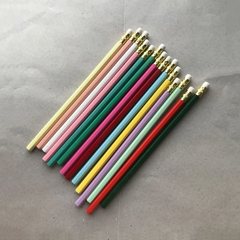 7.5 ‘HB Hexagonal Pencil with Eraser - Cheap & Customizable