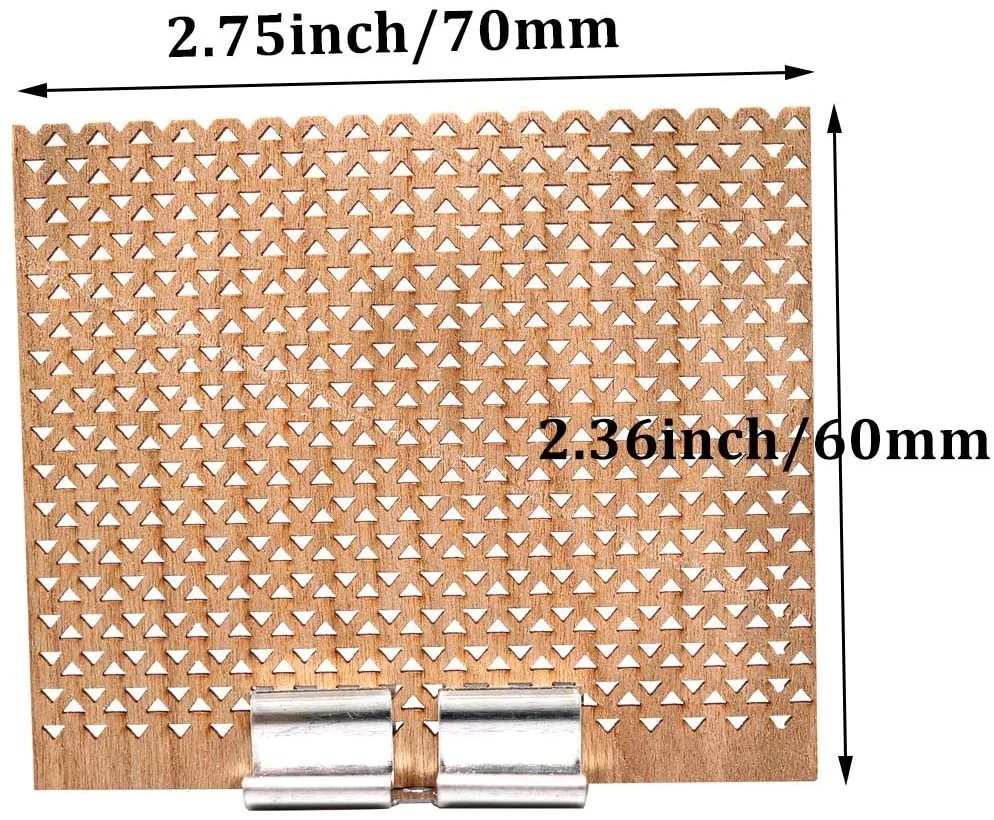 70mm Width*60mm Height Newly &unique Wooden Wick,Square Design Wood ...