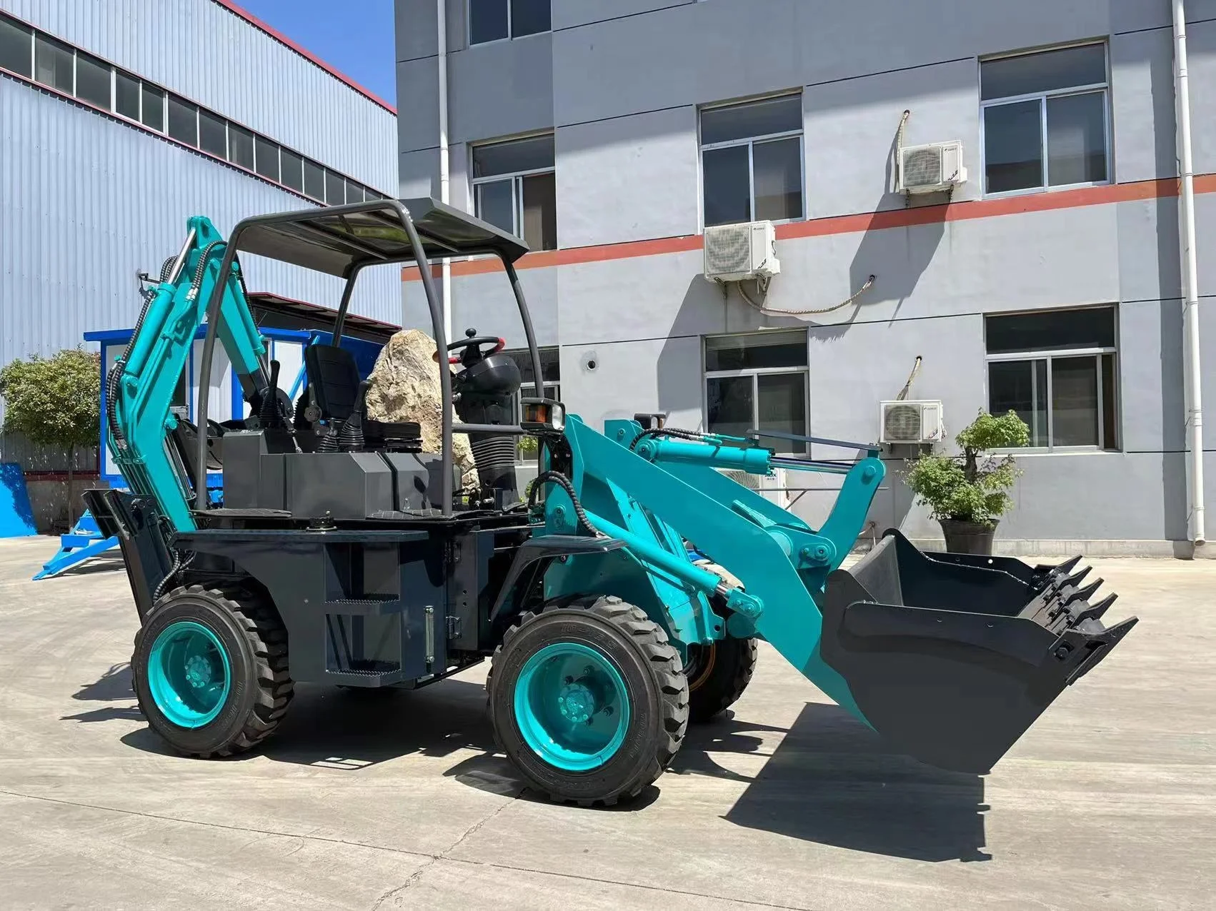 3ton 5ton 6ton Mini Tractor Backhoe Loader for Sale