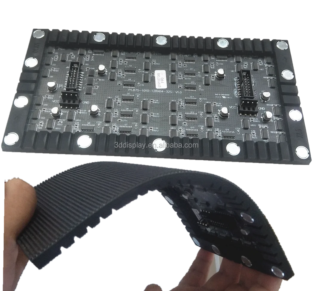 Flexible Led Running Display Boards Custom Flexible Tunnel Led Display ...