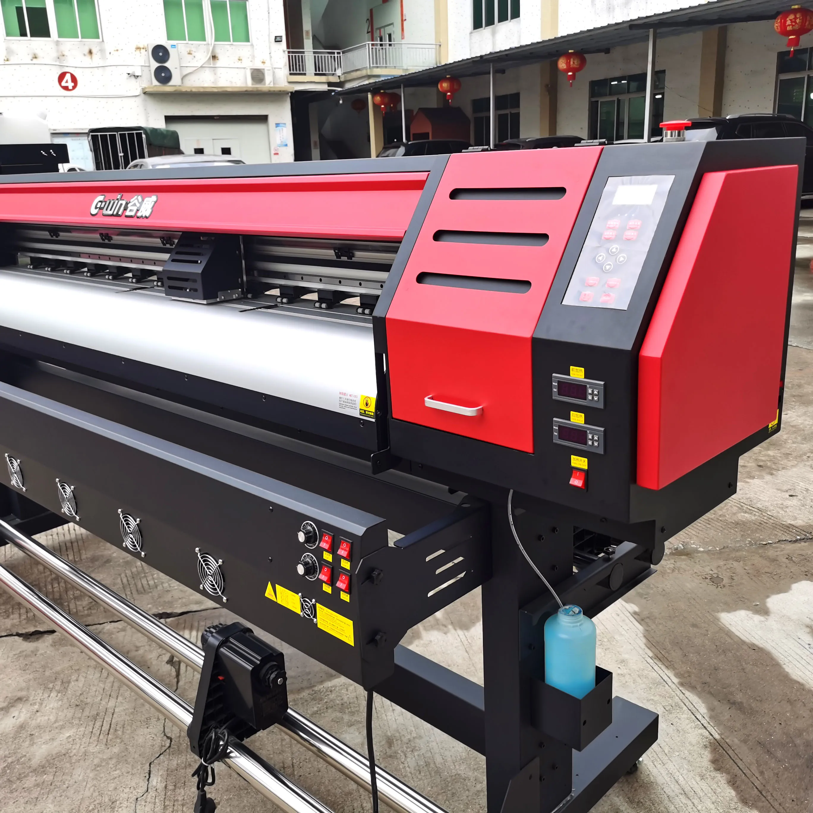 6 Feet Large Format Digital Inkjet Printers Printing Machine 1.9m ...