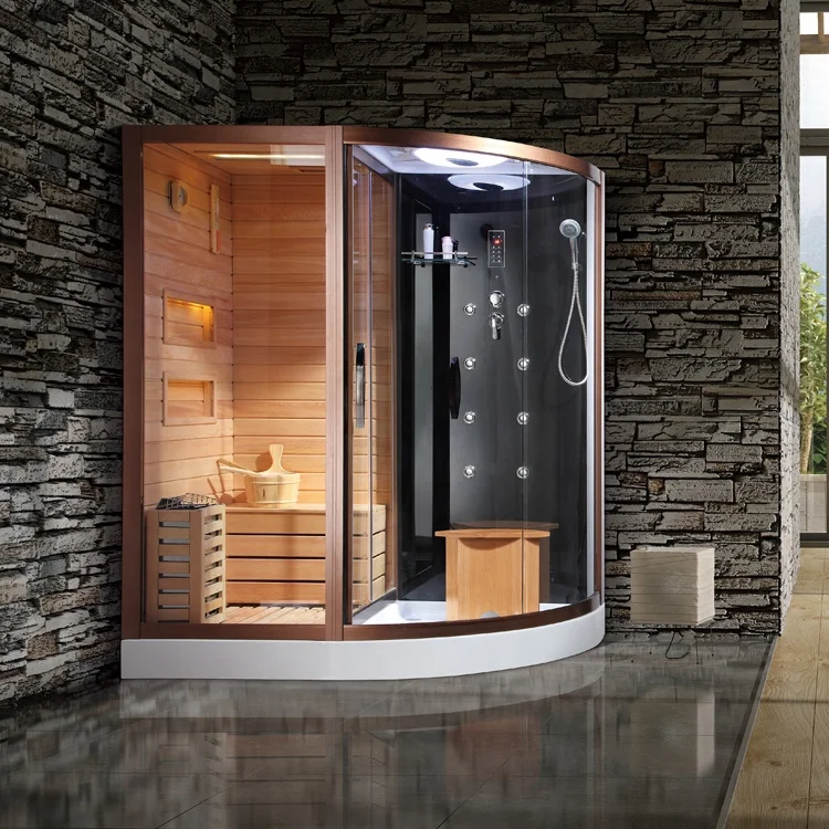 3 Person Engine Spa Tubs with Sauna Rooms and Soundproof Doors