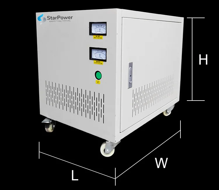15kVA 3-Phase Dry Transformer with 480v 440v 380v 240v 220v 208v 110v ...