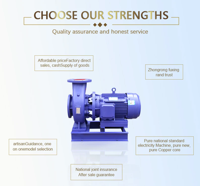 ISW Single Stage Electric Centrifugal Pump for Industrial Use