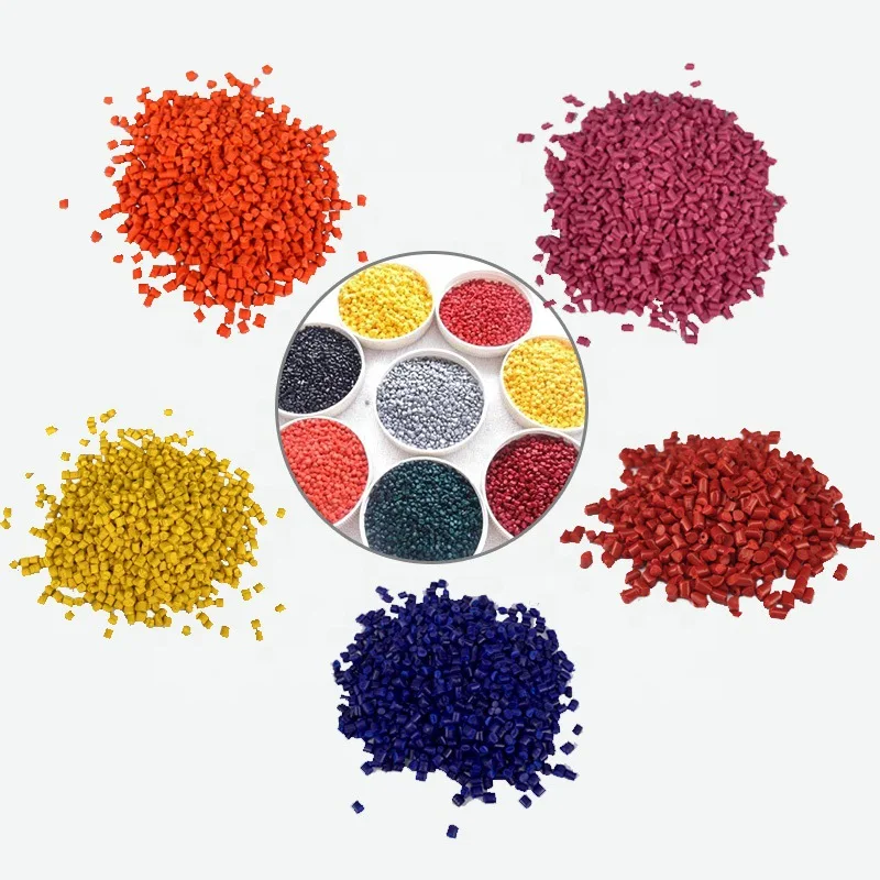 Different Types Colorful Plastic Pellet Pp Abs Polyester Masterbatch For Household Appliance ...