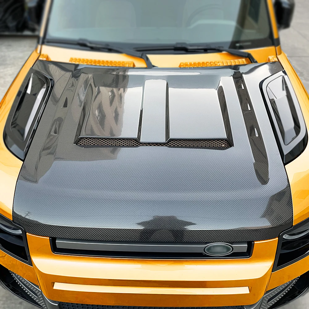 High Quality Upgrade Carbon Fiber Front Bonnet Hood For Land Rover ...