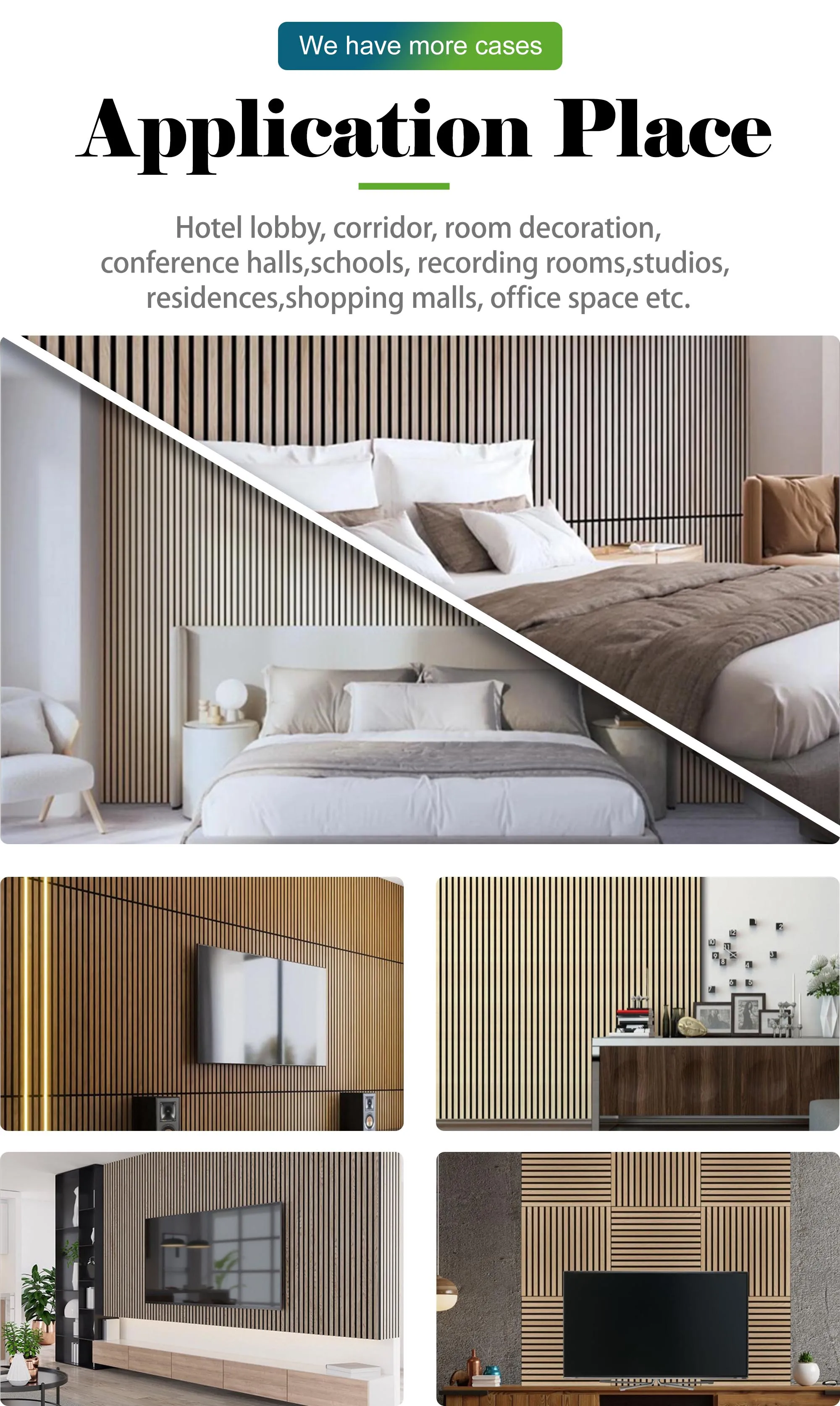 Mdf Wave Board Design Fiber Cement Facades Soundproofing Studio Wall ...