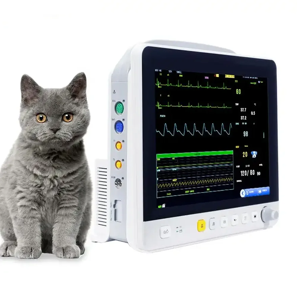 Vs-v598 12 Inch Portable Animals Multiparameter Veterinary Monitor ...