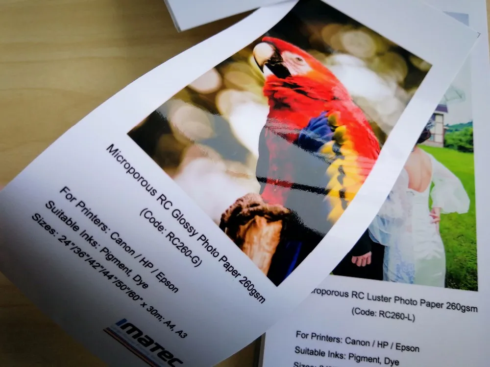 Aqueous Dry Minilab 230g Photo Paper Roll Glossy For Noritsu Printer ...