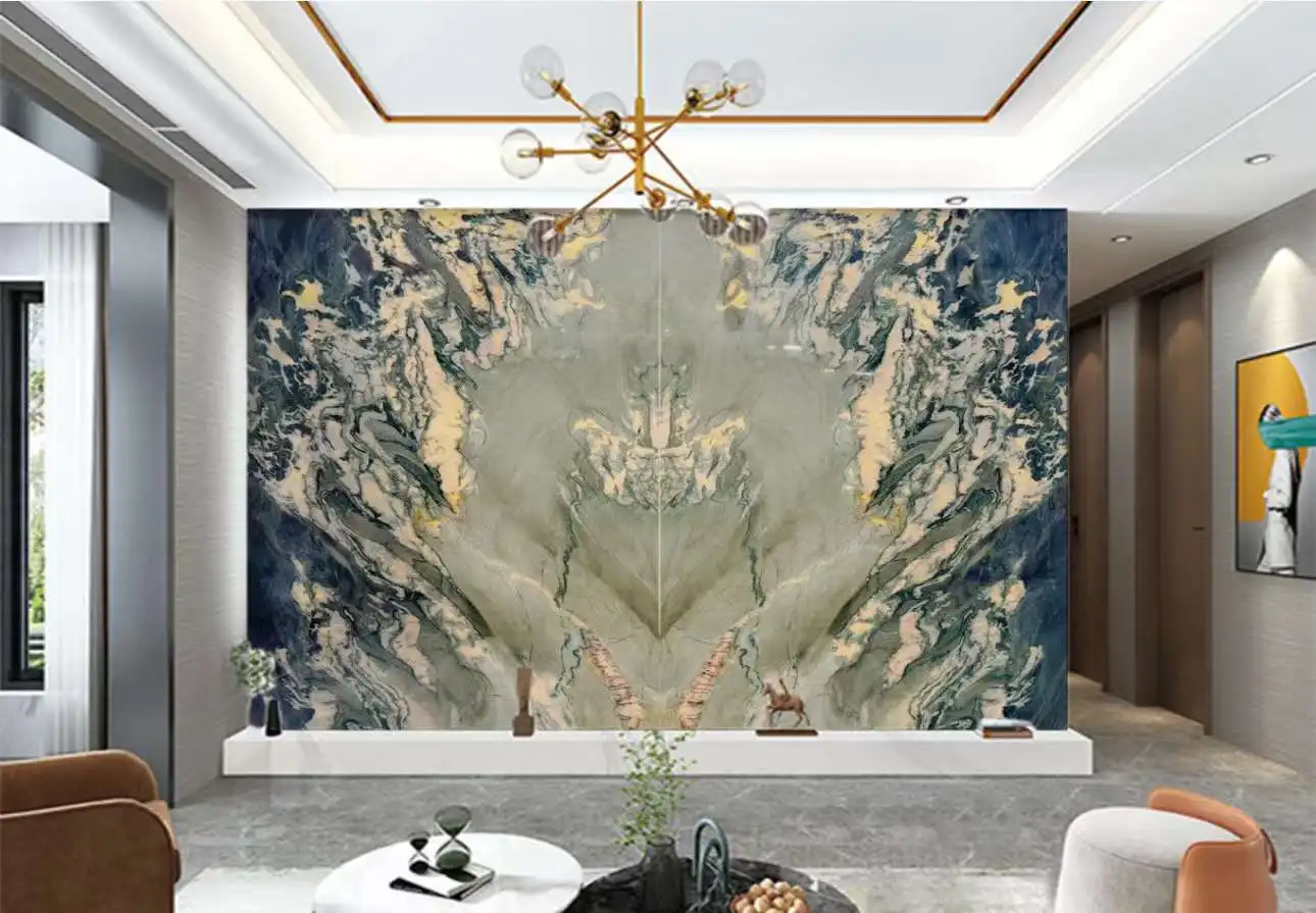 Yd Stone Aquarella Quartzite Slab Natural Purple Marble Tiles Stone ...